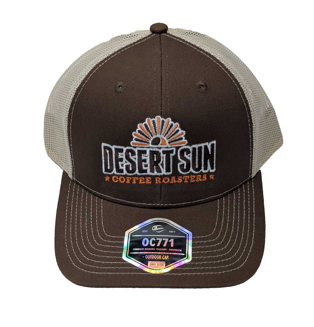 Desert Sun Branded Hat - Brown – Desert Sun Coffee Roasters